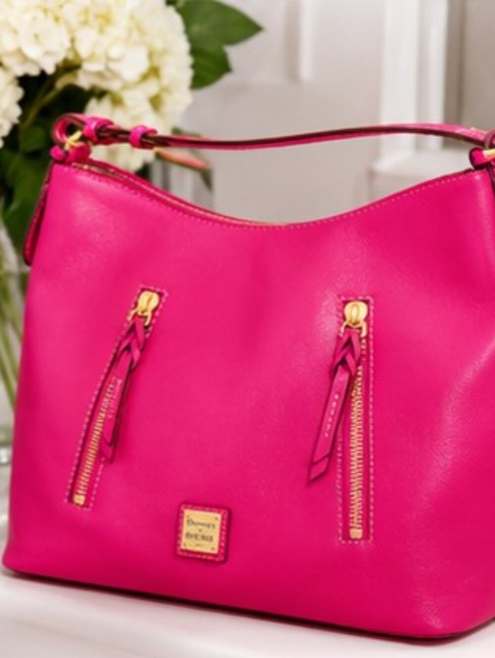 Dooney & Bourke | Bags | On Sale New Dooney Bourke Bright Pink Leather ...